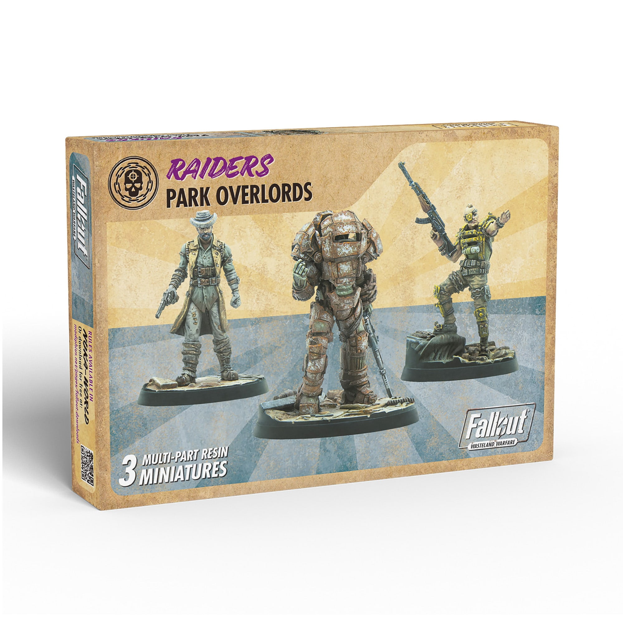 Modiphius: Fallout: Wasteland Warfare - Raiders Overlords - 3 Figures ...