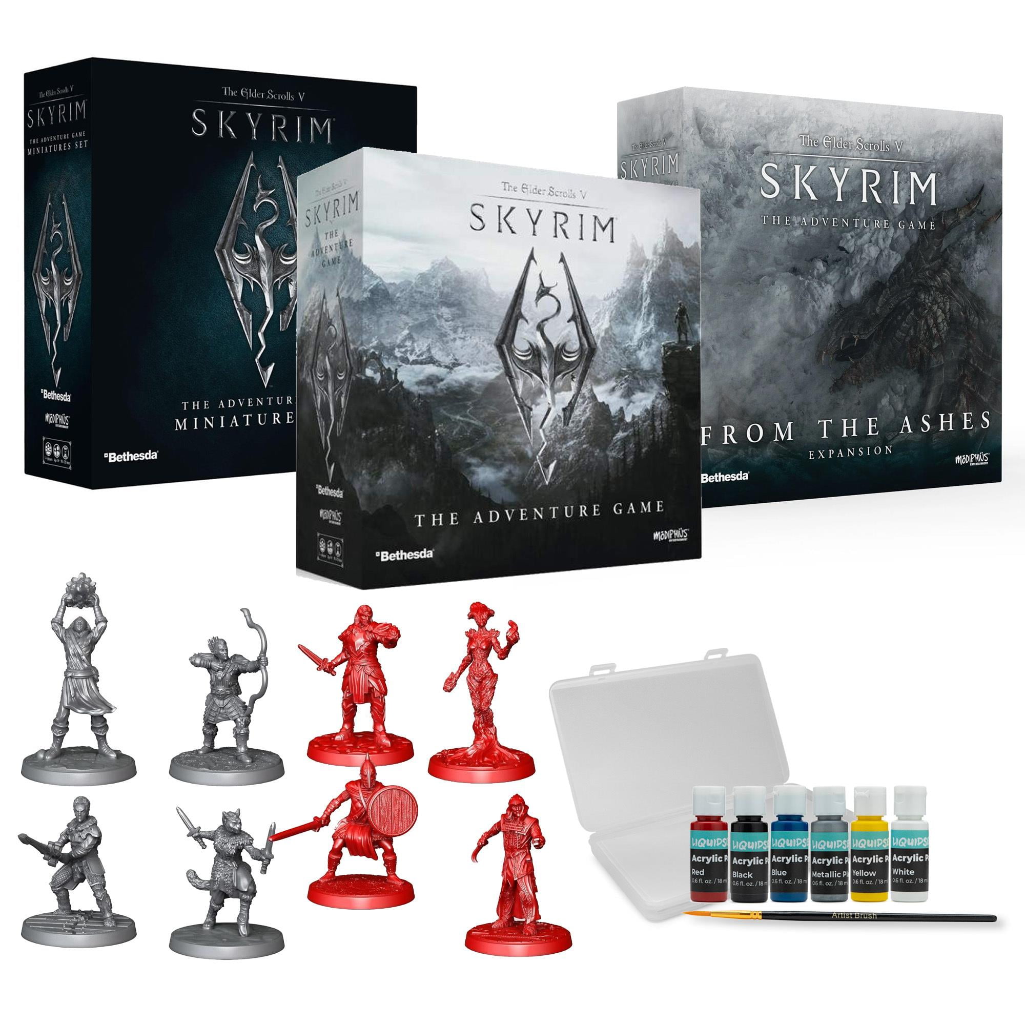 Modiphius The Elder Scrolls V Skyrim Board Game Bundle with The Ashes ...