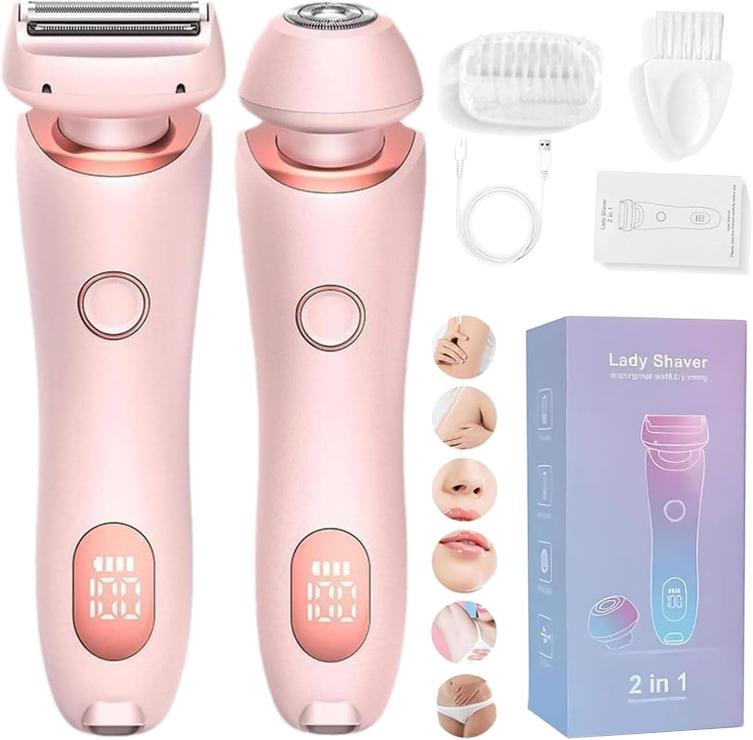 Modira Shaver - Modira Mermaid Shaver, 2 in 1 Electric Shaver Razors ...