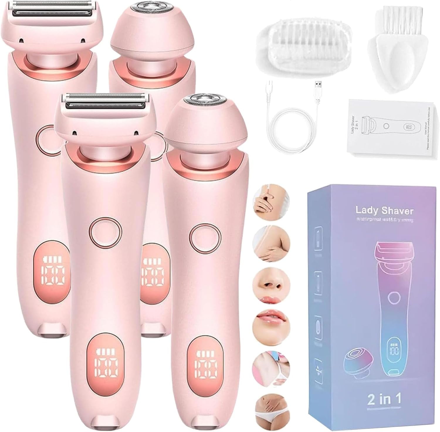 Modira Shaver - Modira Mermaid Shaver, 2 in 1 Electric Shaver Razors ...