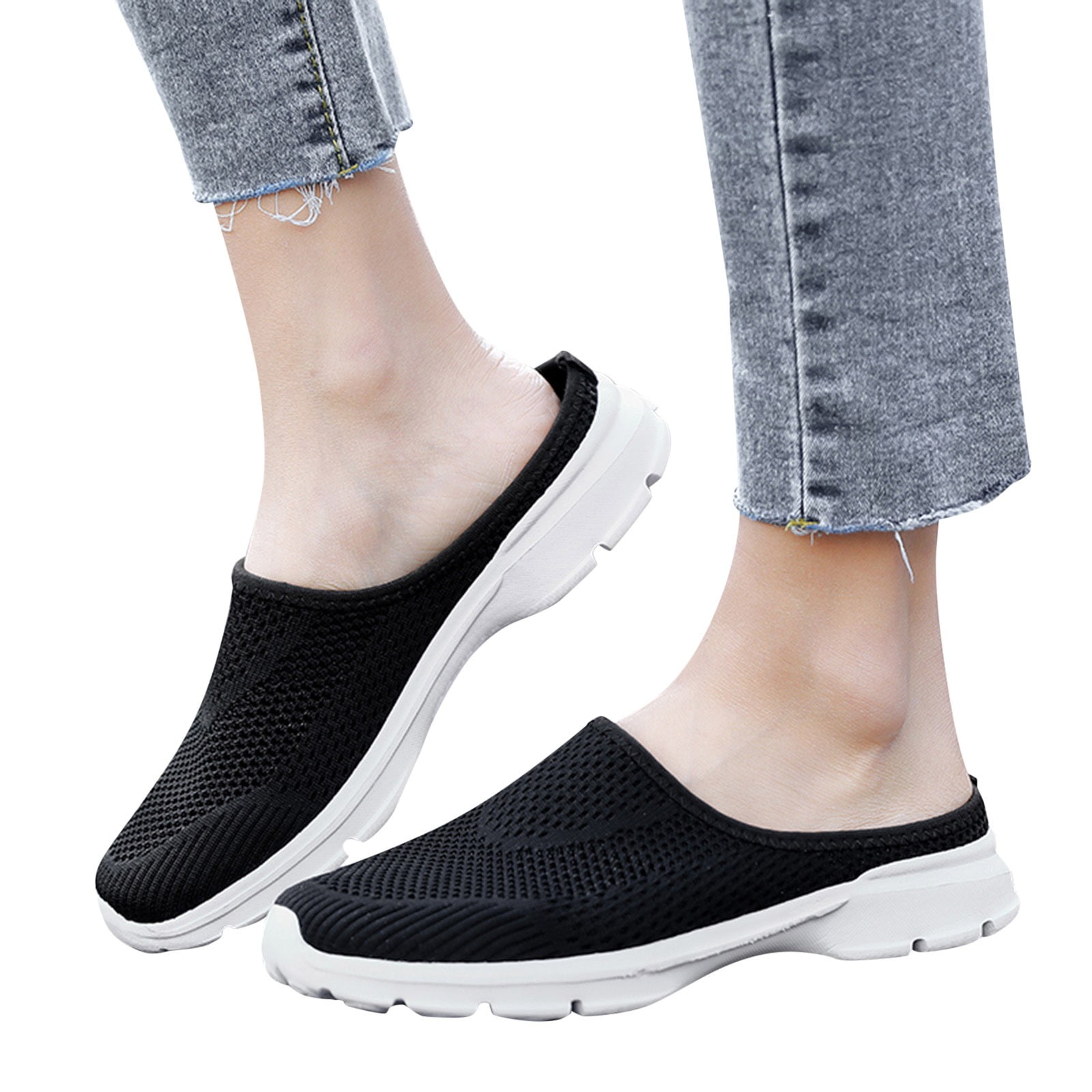Modisza Slip on Mesh Walking Shoes for Women Men Arch Support Casual ...