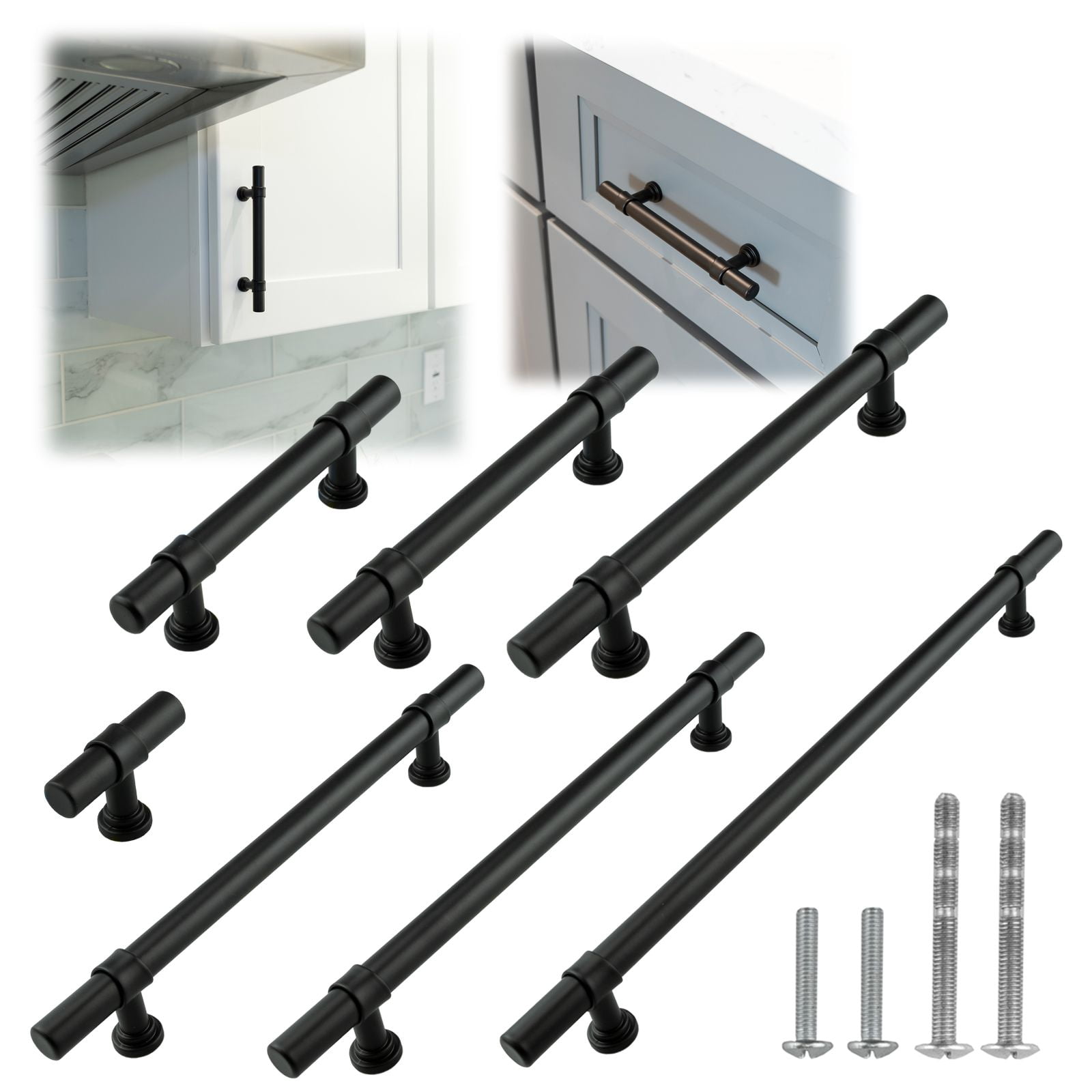 Modket M1611 Modern Euro Bar Cabinet Handle 304 Stainless Steel — 10 ...