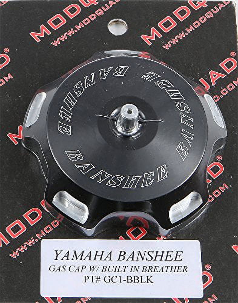 Modquad Gas Cap Aluminum Logo Black for Yamaha Banshee - Walmart.com