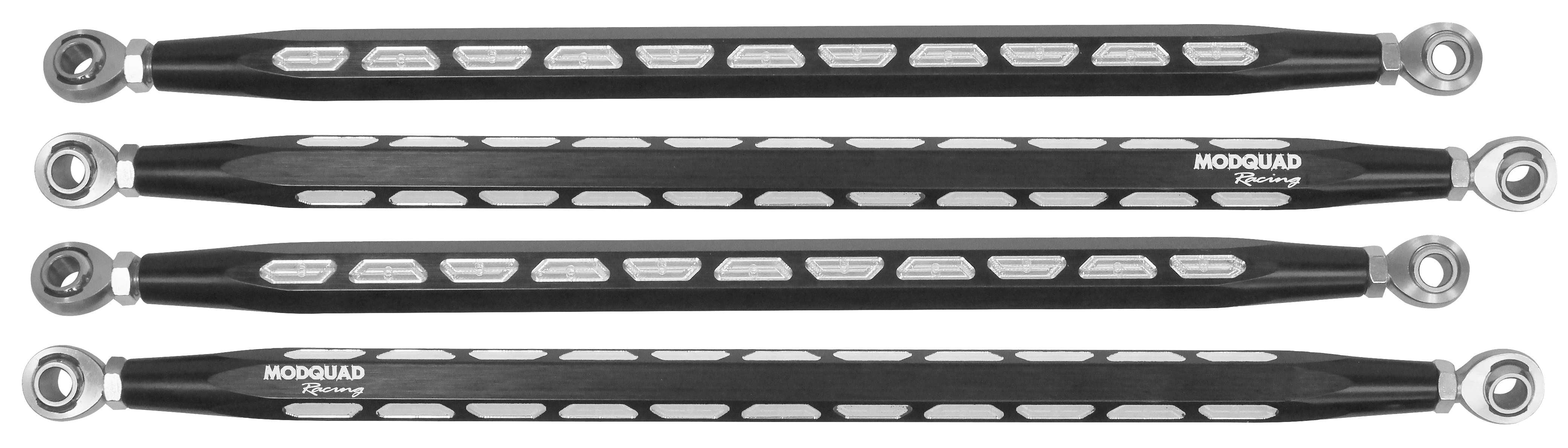 Modquad RZR-RR-1KT-HEX Hex Rear Radius Rods - 12mm - Black-Recut ...