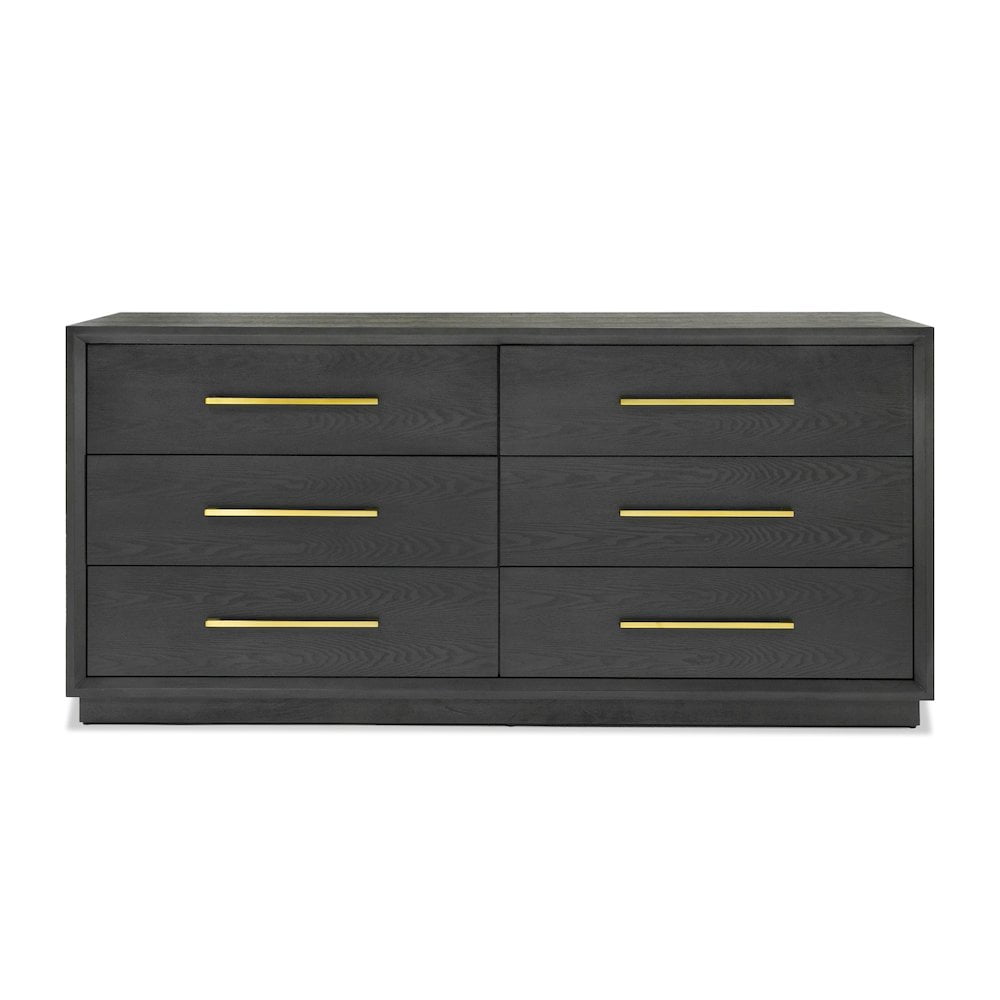 Modrest Manhattan- Contemporary Grey and Gold Dresser - Walmart.com