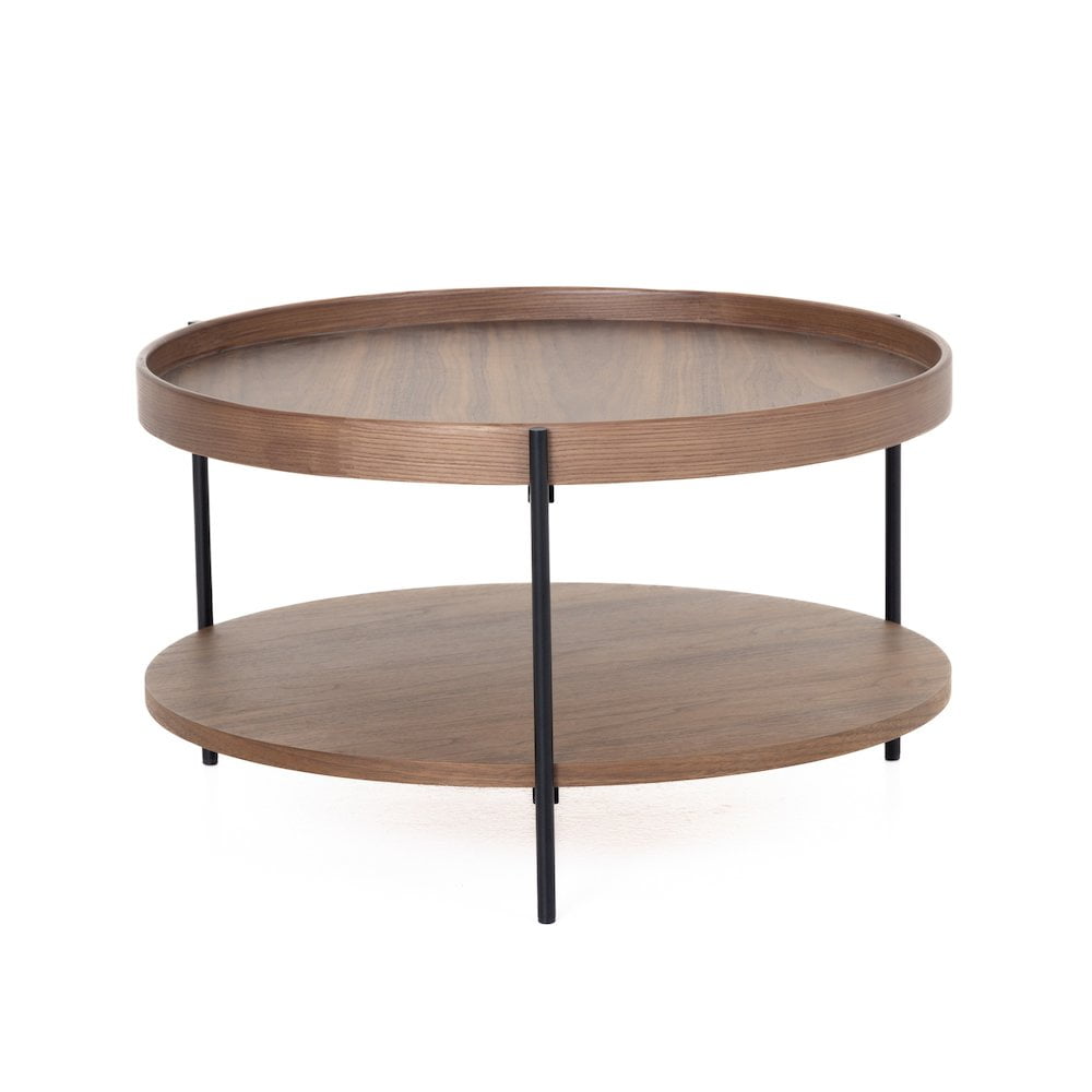 Modrest Savoy - Modern Walnut Medium Coffee Table - Walmart.com