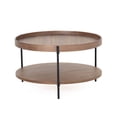 Modrest Savoy - Modern Walnut Medium Coffee Table - Walmart.com