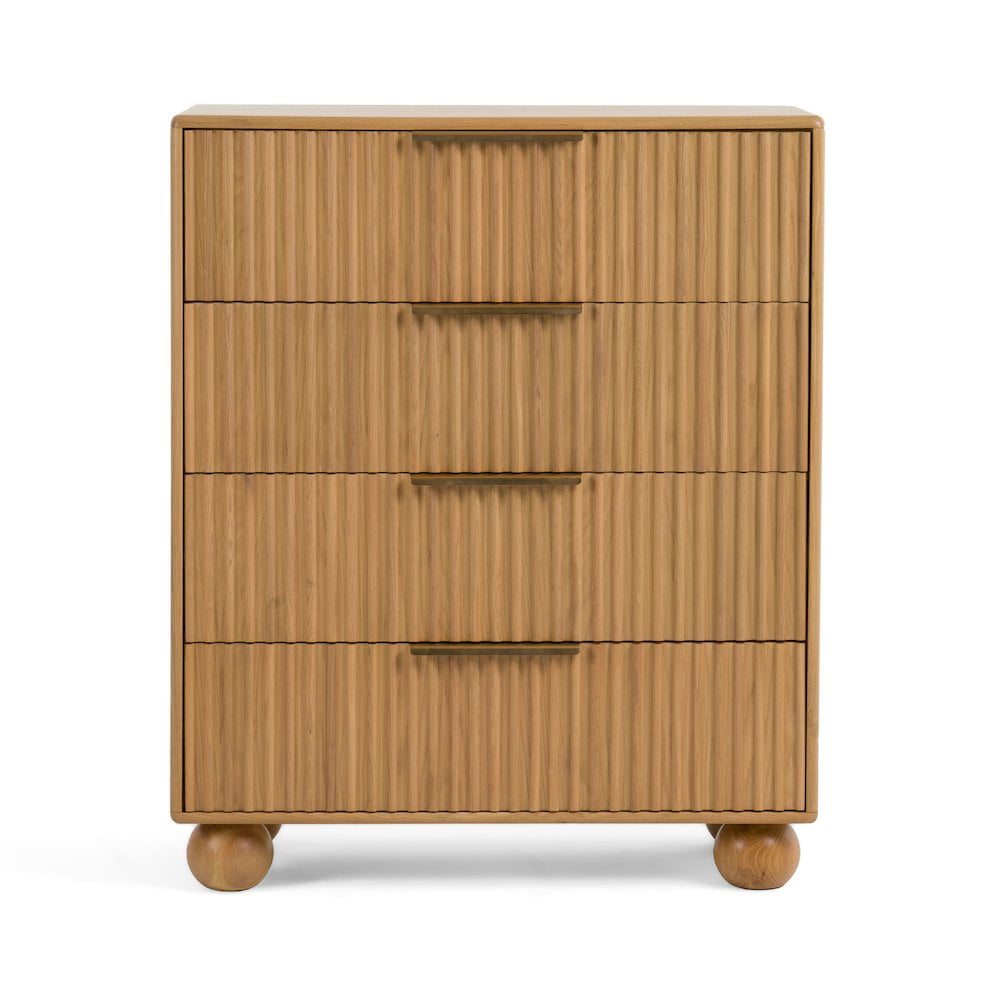 Modrest Winters - Modern Natural Oak Chest - Walmart.com
