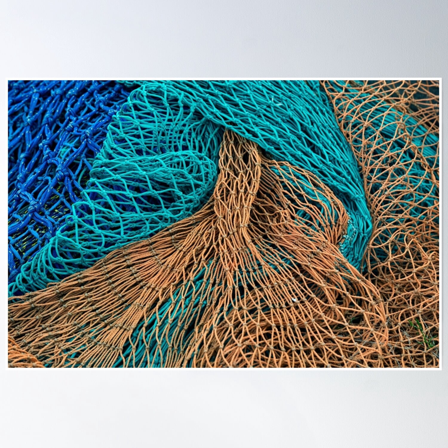 Modroom Abstract Nets Poster Wall Art, Modern Wall Decor, 24x36 ...