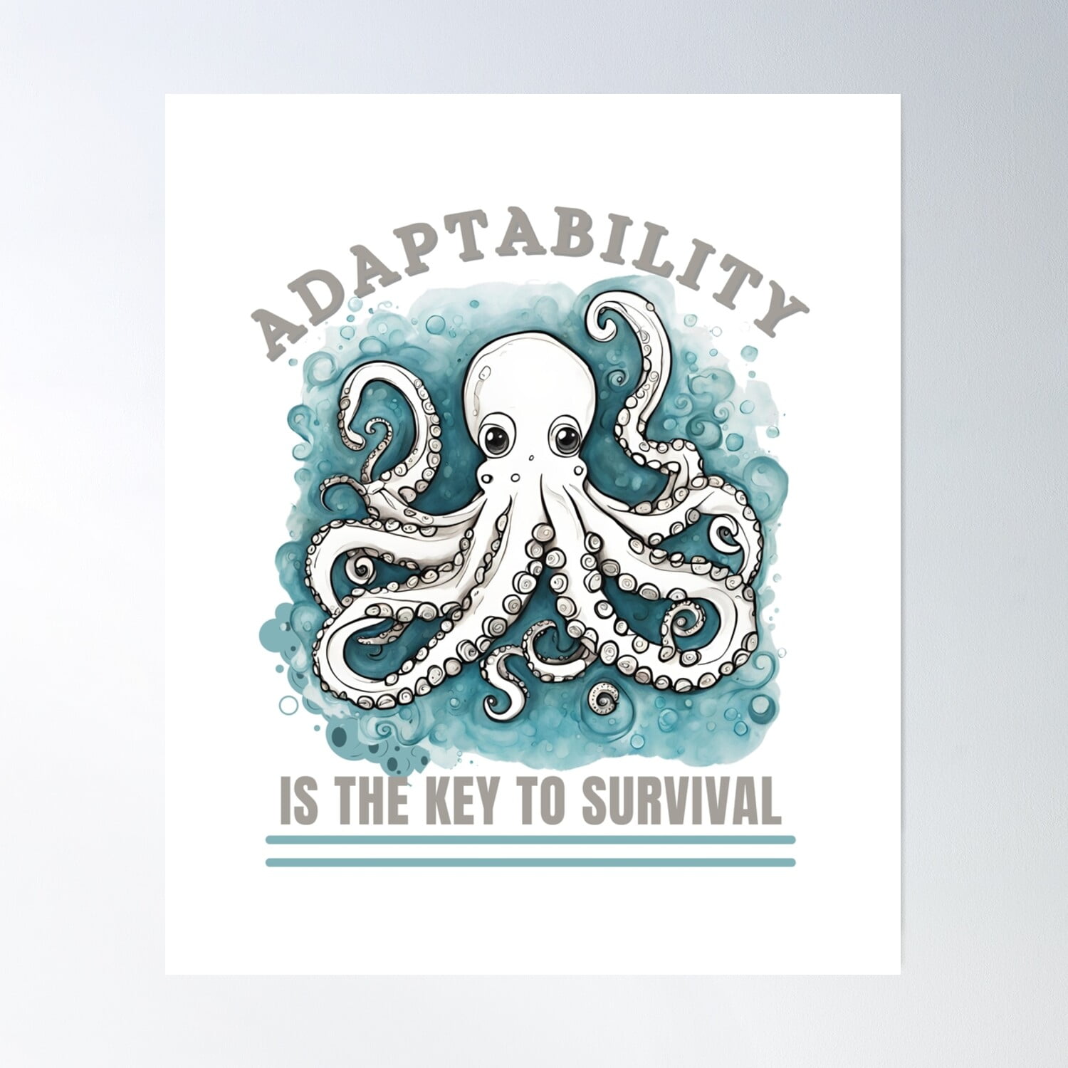 Modroom Adaptability Is The Key To Survival Poster Wall Art, Modern ...
