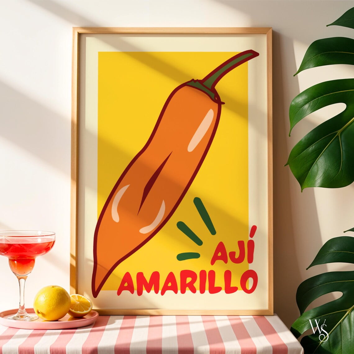 Modroom Aji Amarillo Poster Print | Peruvian Kitchen Art | Peruvian ...