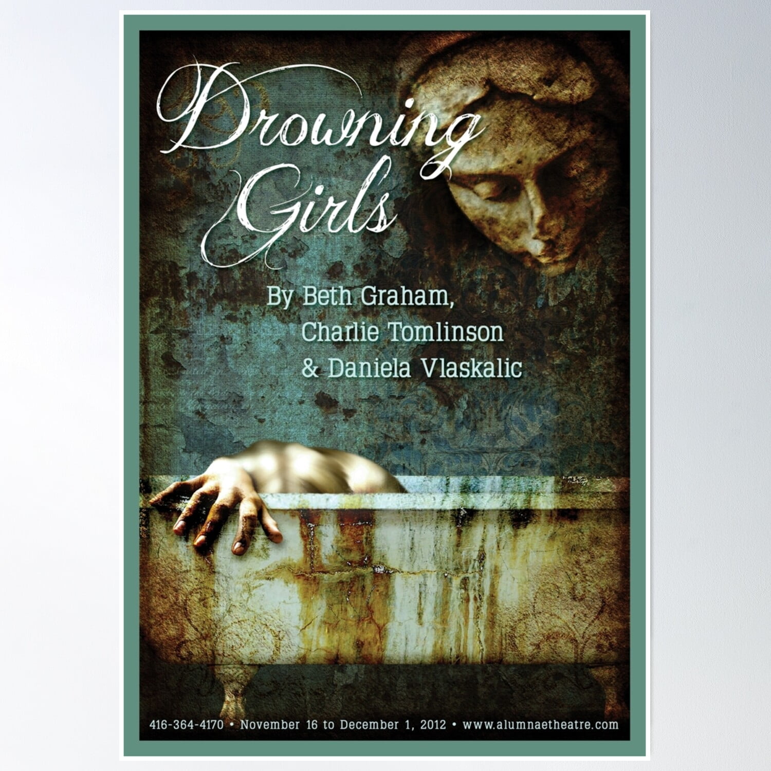 Modroom Alumnae Theatre - Drowning Girls Poster Wall Art, Modern Wall ...