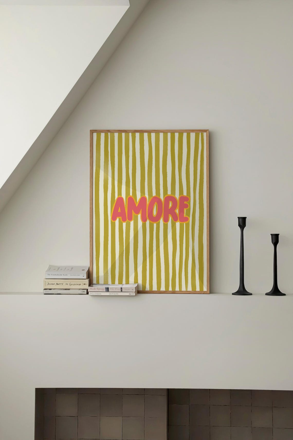 Modroom Amore Love Poster, 70S Retro Vintage Poster Print, Bedroom ...