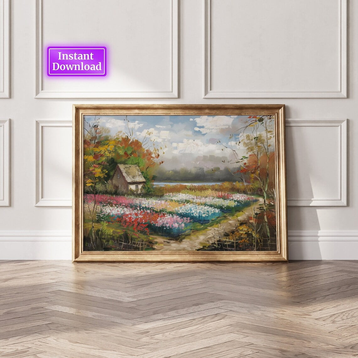Modroom Amsterdam Summer Flower Field Art Light Academia Decor ...