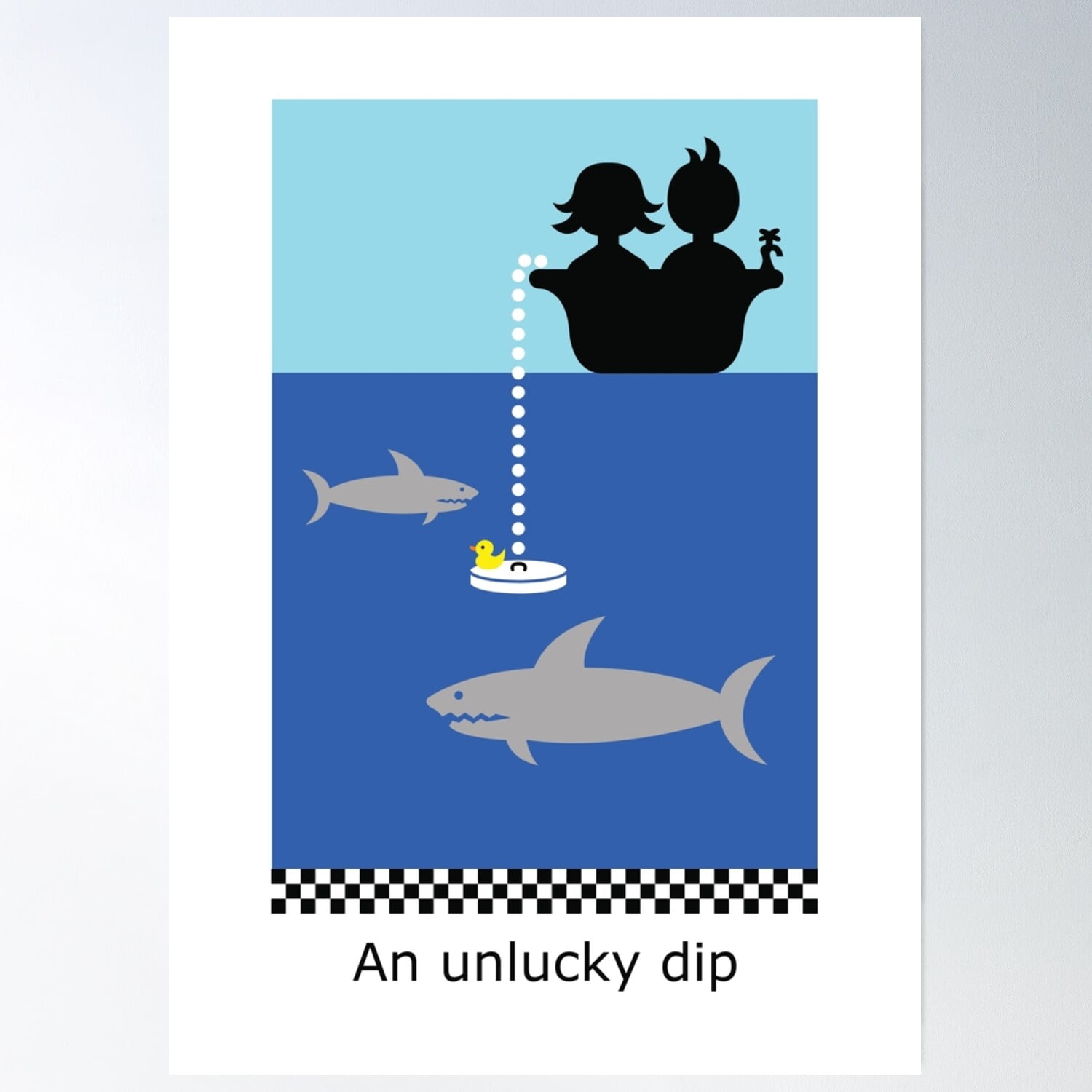 Modroom An Unlucky Dip - Paisley And Gabe - Blue Poster Wall Art ...