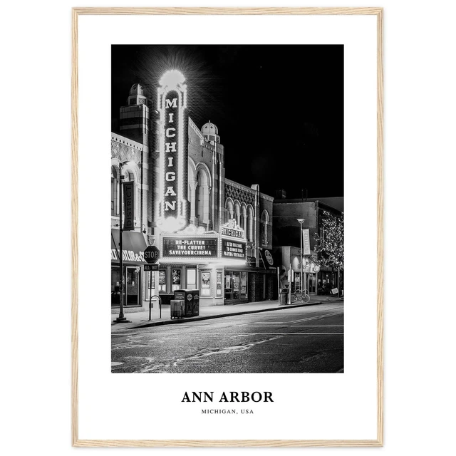 Modroom Ann Arbor Wall Art No 2 Ann Arbor Wall Decor No 2 Ann Arbor ...