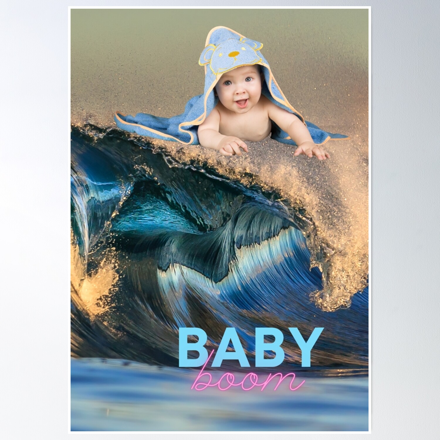 Modroom Baby Boom Poster Wall Art, Modern Wall Decor, 8x12 UNFRAMED ...