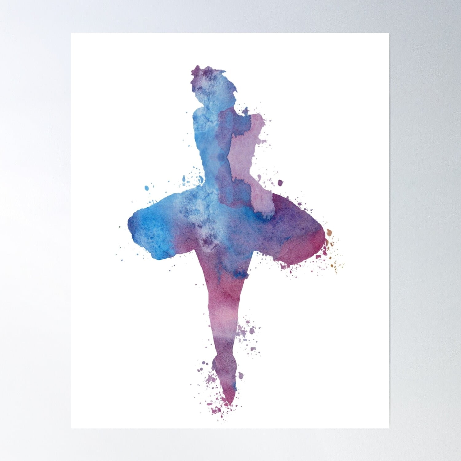 Modroom Ballet Dancer Poster Wall Art, Modern Wall Decor, 24x36 ...