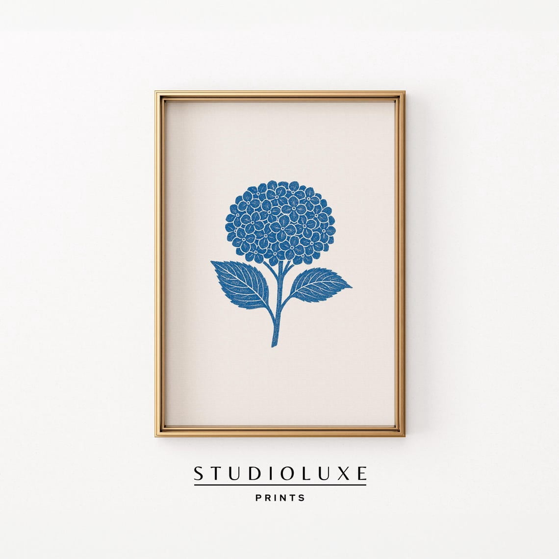 Modroom Blue Hydrangea Wall Art | Coastal Granddaughter Kitchen Decor ...