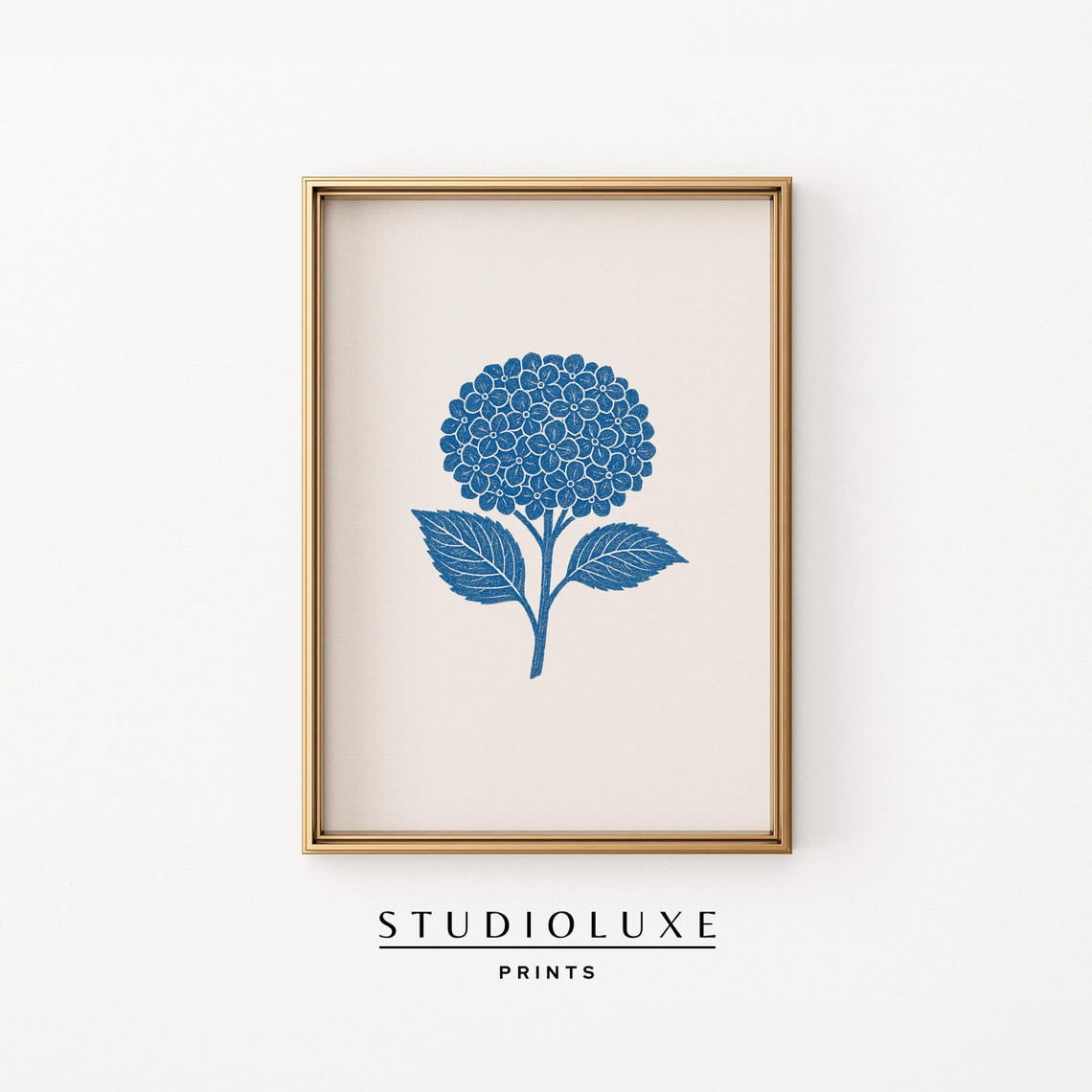 Modroom Blue Hydrangea Wall Art | Coastal Granddaughter Kitchen Decor ...