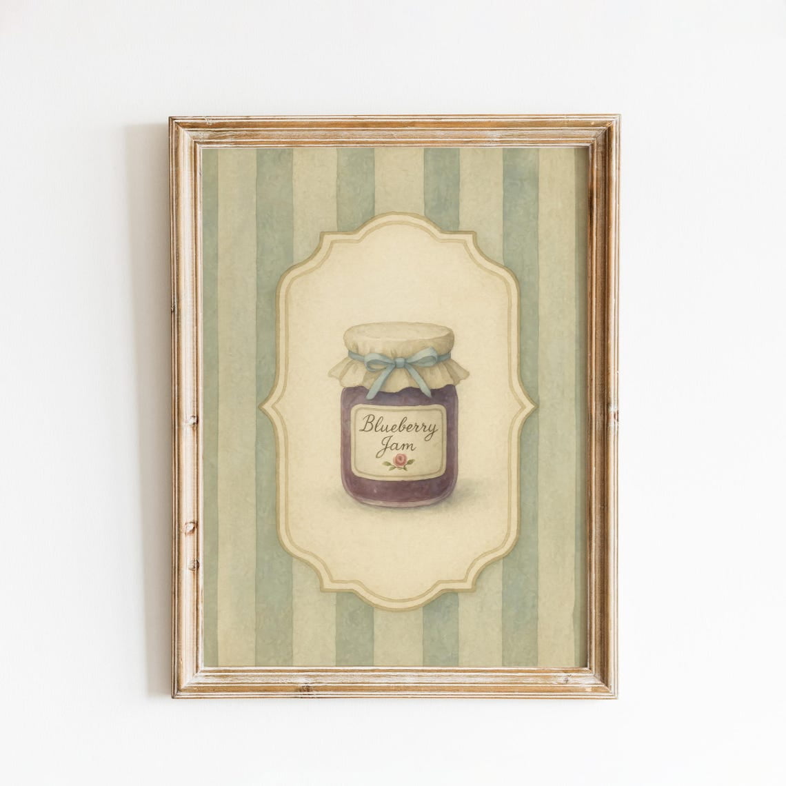 Modroom Blueberry Jam Kitchen Poster - Cottagecore Pantry Poster ...