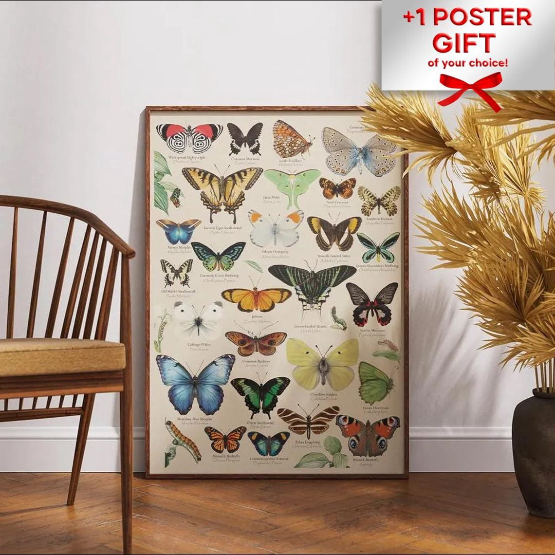 Modroom Butterfly Collection High Quality | Vintage Digital Wall Art ...