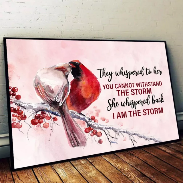 Modroom Cardinal Bird They Whispered To Her You Cannot Withstand The ...