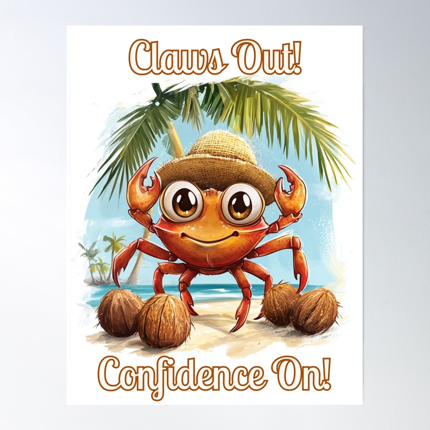 Modroom Claws Out, Confidence On! - Bold Crab Art For Empowerment ...