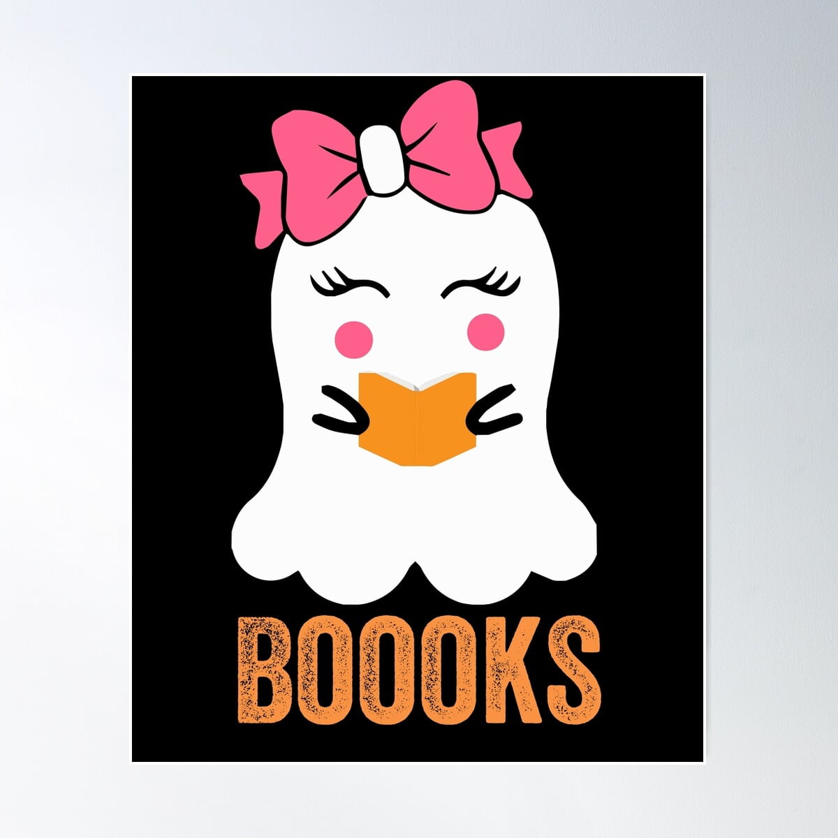 Modroom Costume Party Boooks - Ghost Reading Books Graphic Costume ...