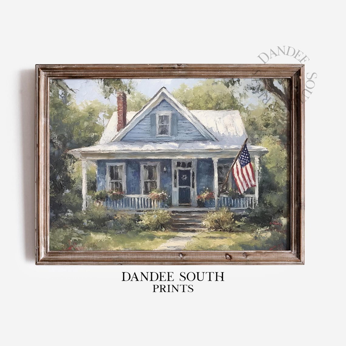 Modroom Country Farmhouse Poster, Rustic Vintage Wall Art, Patriotic ...