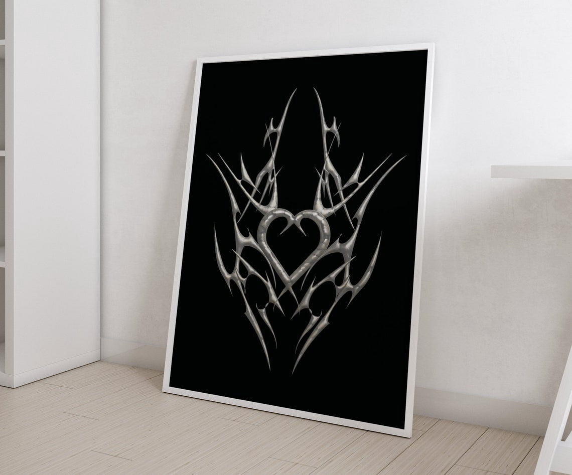 Modroom Cyber Punk Gothic Sigilism Poster Art Print "Futuristic Goth ...