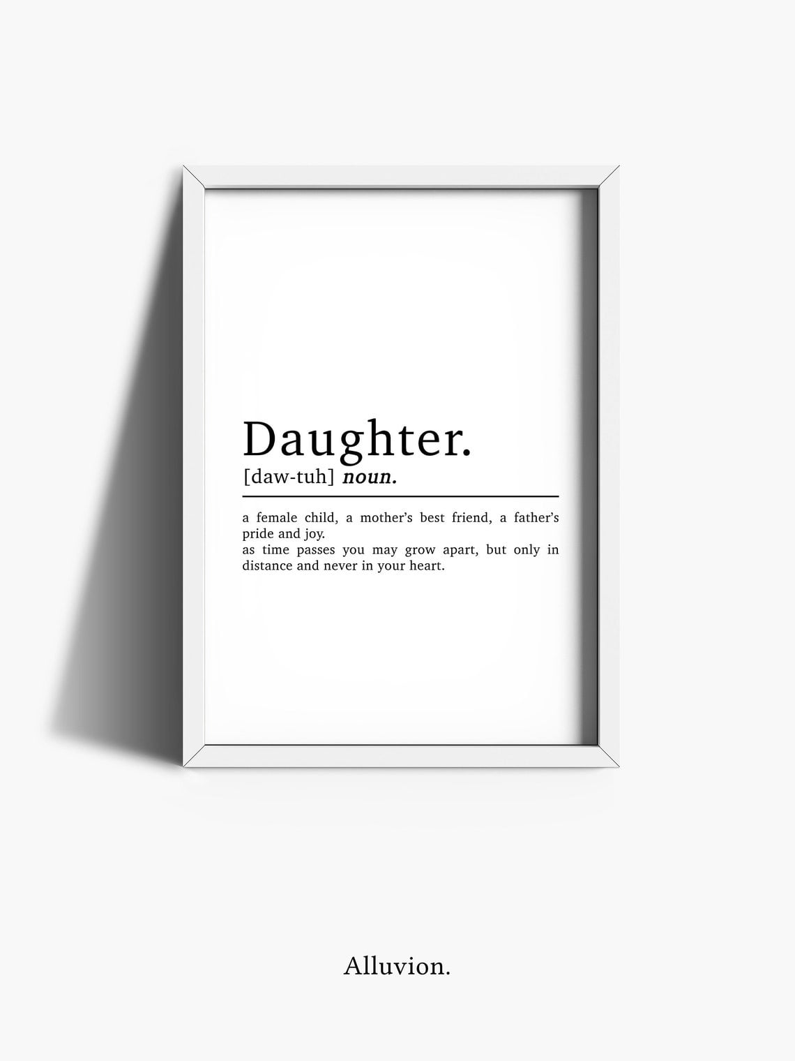 Modroom Daughter Definition Print | Home Décor | Bedroom Prints ...