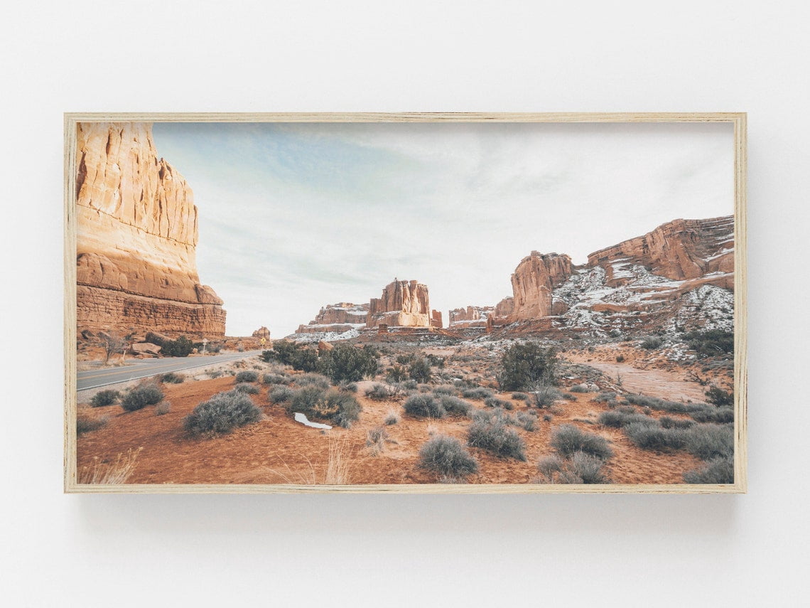 Modroom Desert Canyon Digital Art | Art For Tv | Desert Digital Art ...