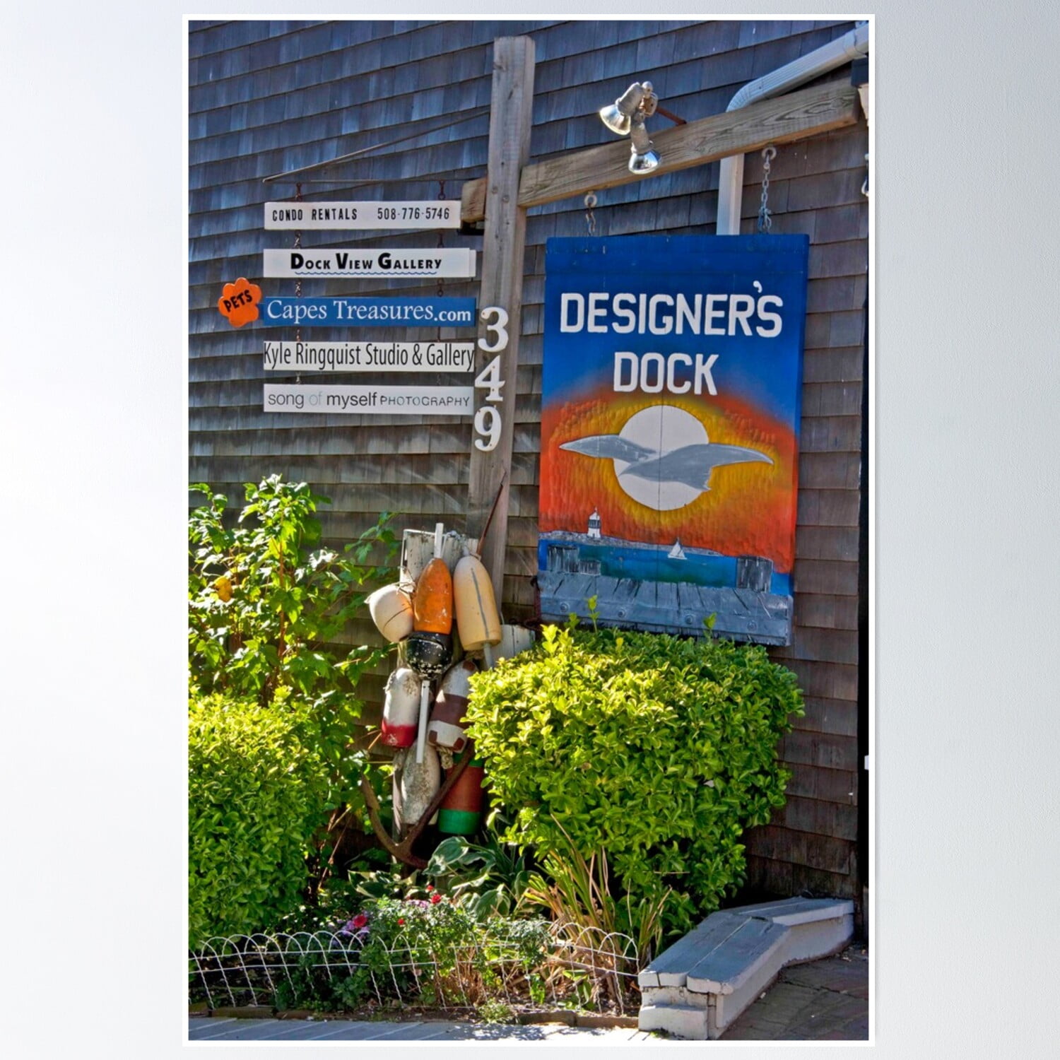 Modroom Designers Dock Poster Wall Art, Modern Wall Decor, 16x24 ...