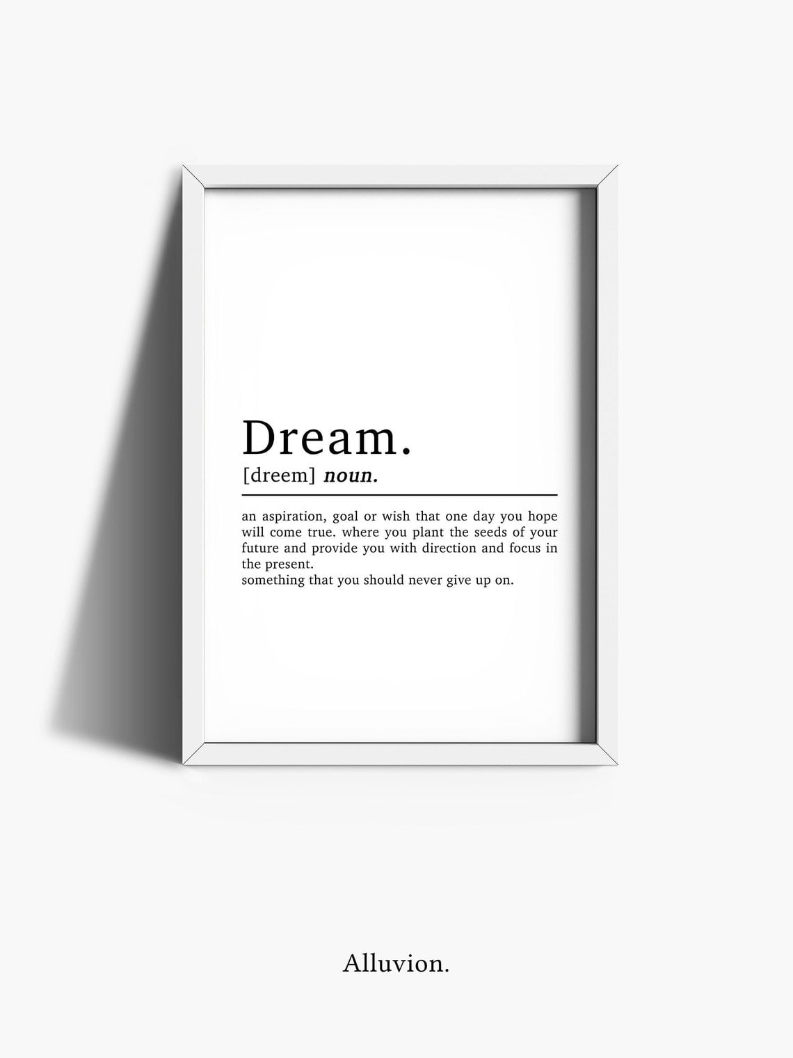 Modroom Dream Definition | Home Office Print | Office Wall Art |Home ...