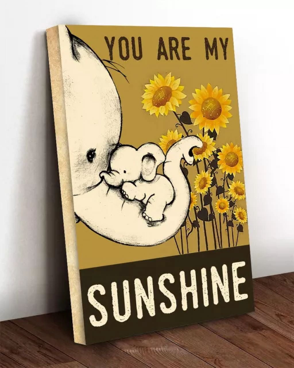 Modroom Elephant Sunflower You Are My Sunshine Elephants Mom And ...