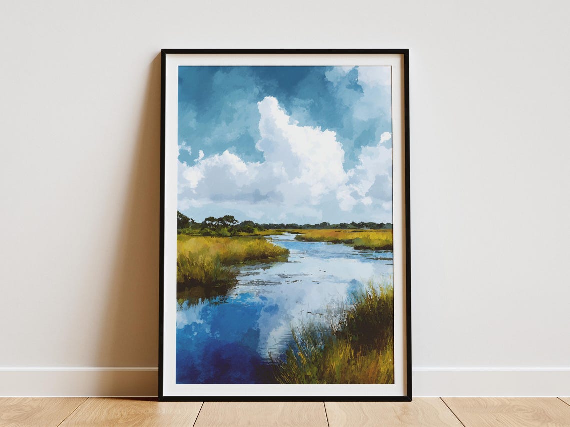 Modroom Everglades National Park Poster Florida Travel Poster Landscape ...