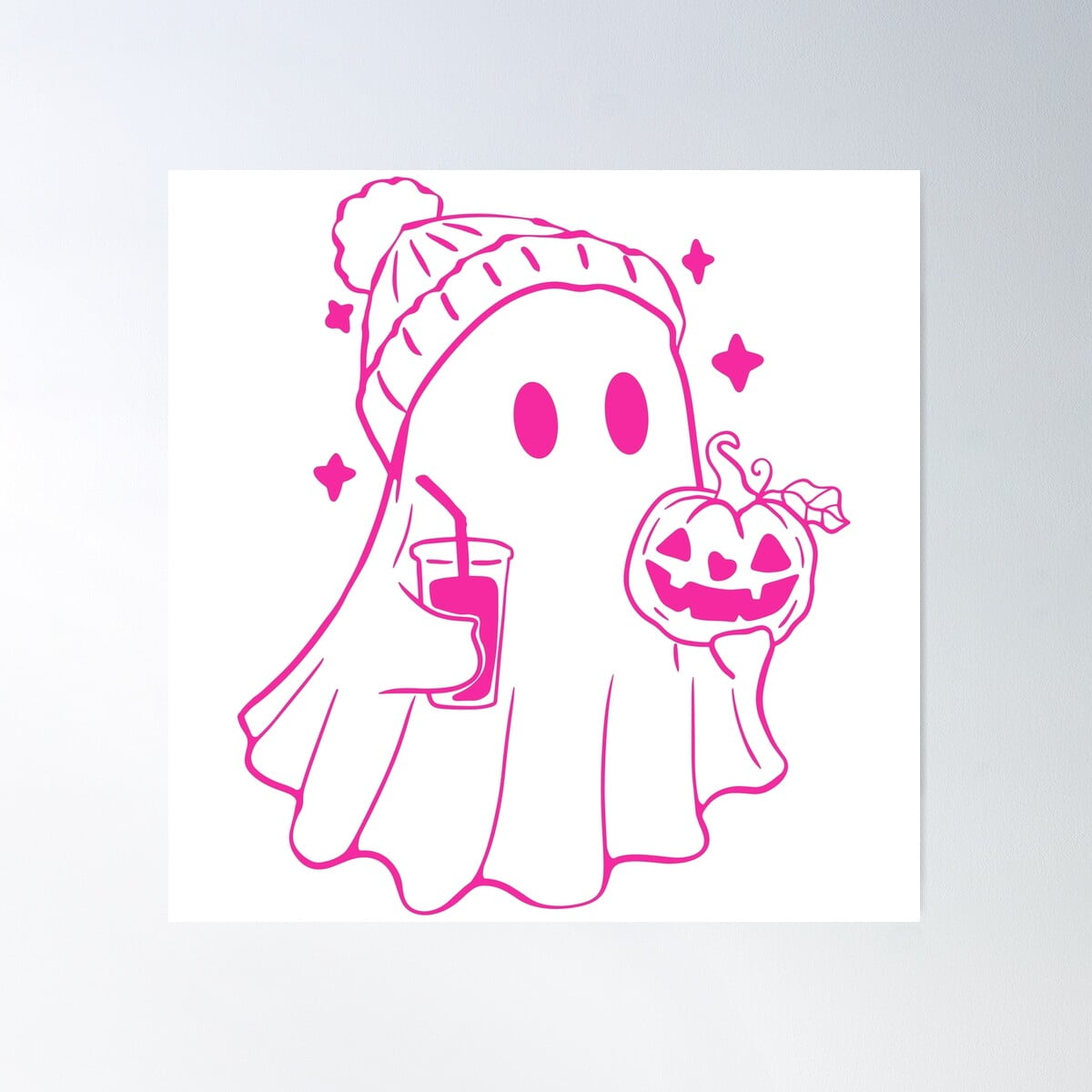 Modroom Fall Ghost Poster, Modern Decor, 30x30 UNFRAMED - Walmart.com