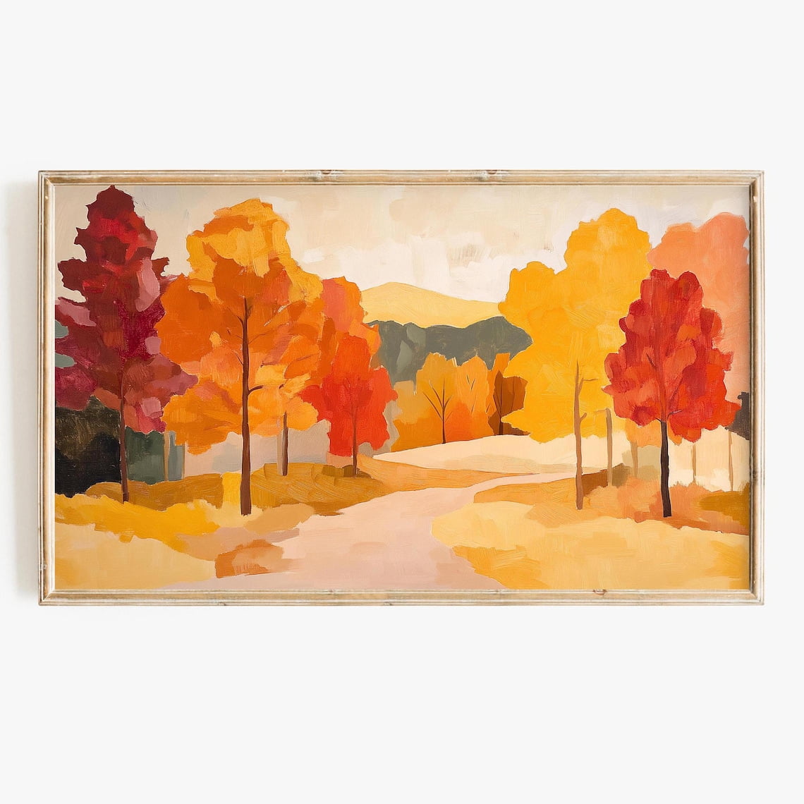 Modroom Fall Tv Art | Seasonal Autumn Tv Screensaver | Warm Toned Fall ...