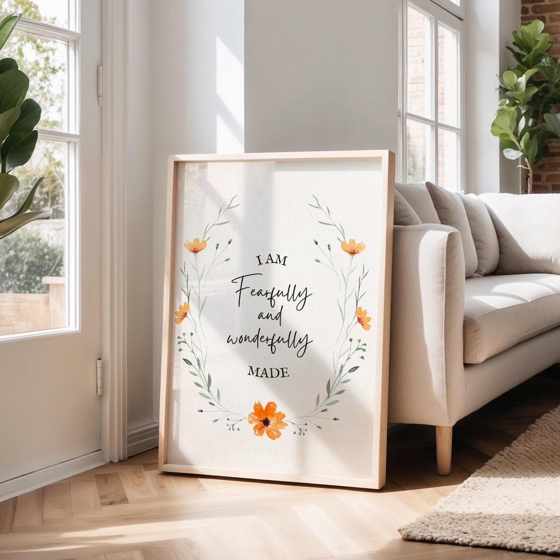 Modroom Fearfully And Wonderfully Made | Psalm 139:14 Bible Verse Art ...