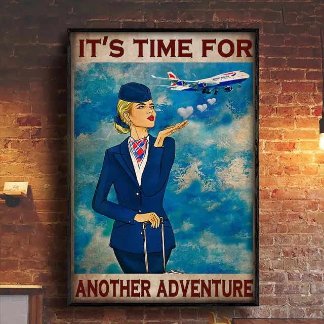 Modroom Flight Attendant It Time For Another Adventure Airplane Pilot ...