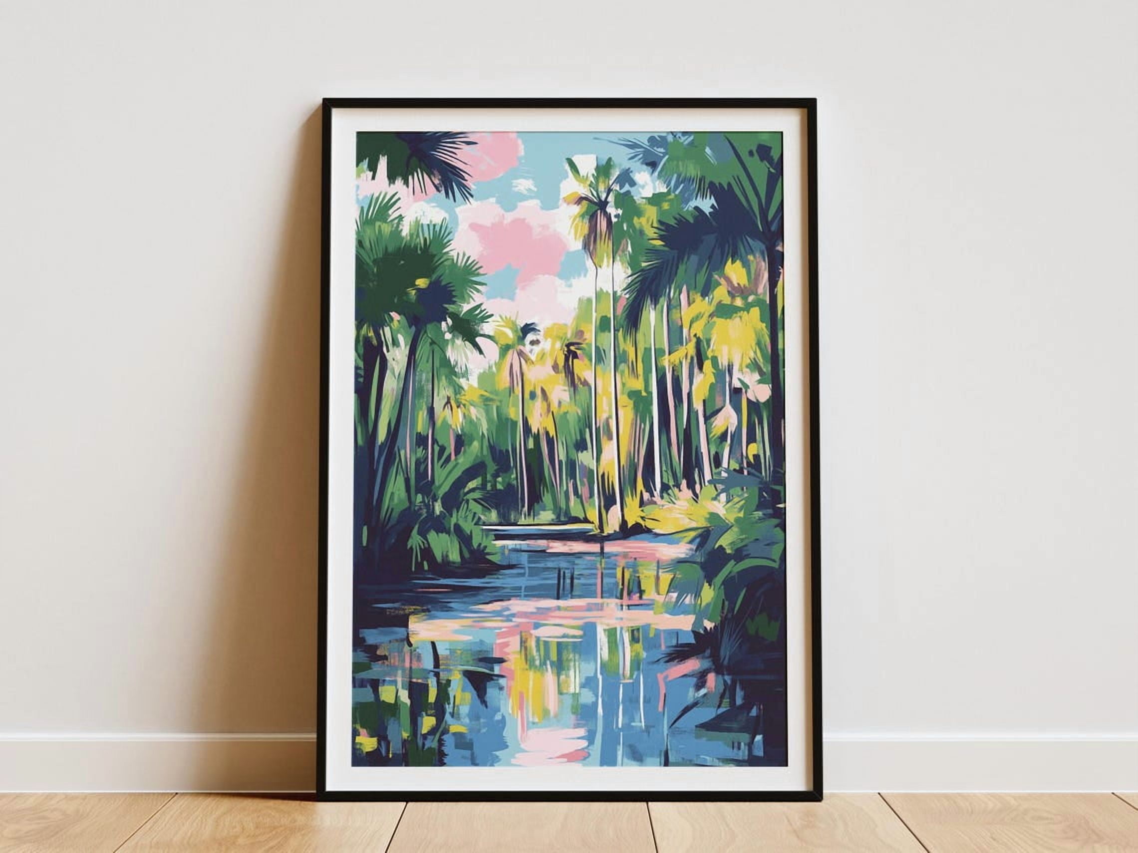 Modroom Florida Everglades Poster Travel Poster Vacation Wall Art ...