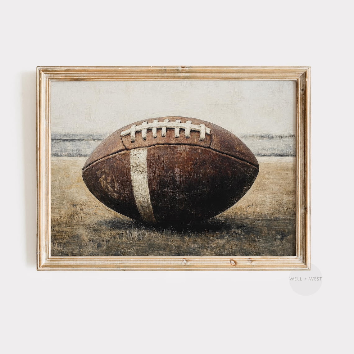 Modroom Football Poster, Rustic Football, Vintage Aesthetic Sports ...