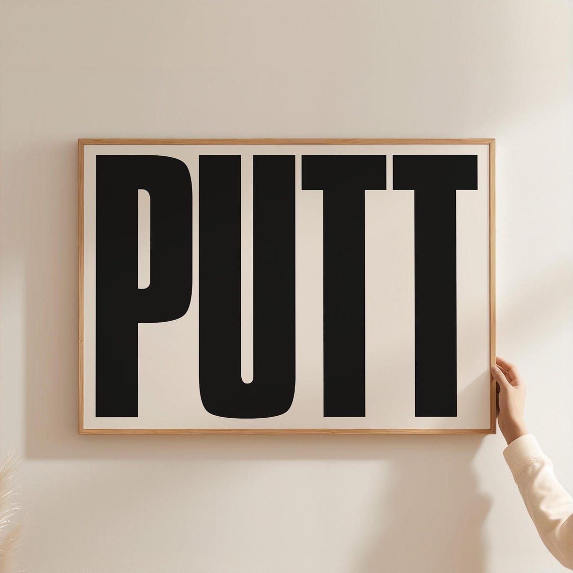 Modroom Fore! Golf Poster Bold Golf Print Modern Golf Wall Art ...