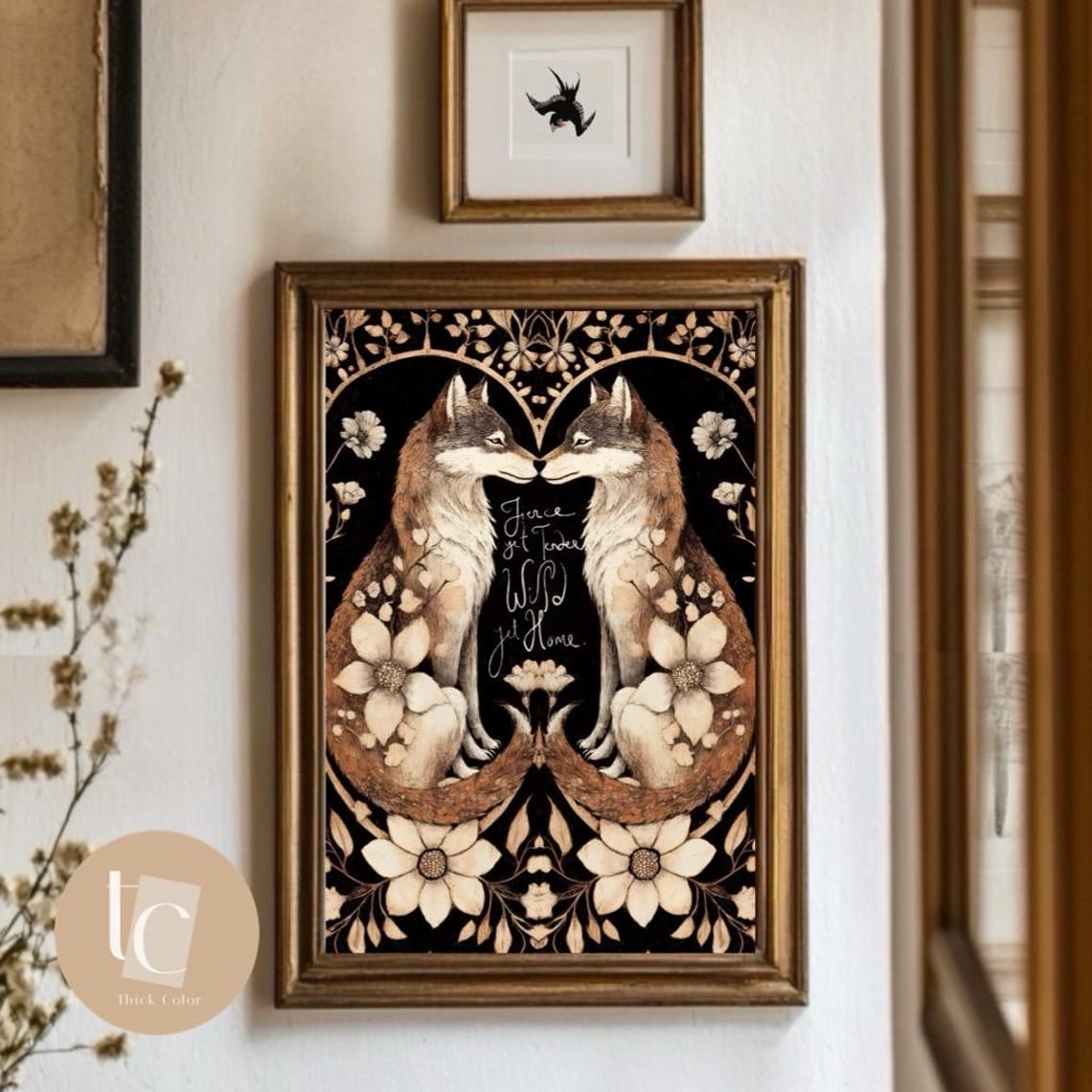 Modroom Fox Art Print - Nature Wall Decor - Woodland Animal ...