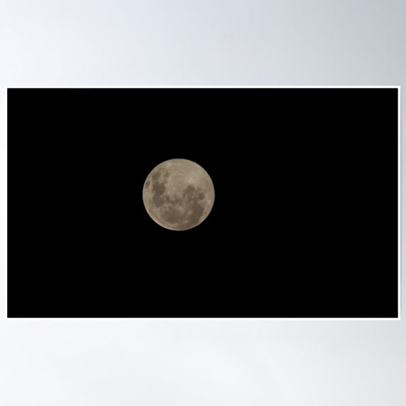Modroom Full Moon #1 Poster Wall Art, Modern Wall Decor, 8x12 UNFRAMED ...