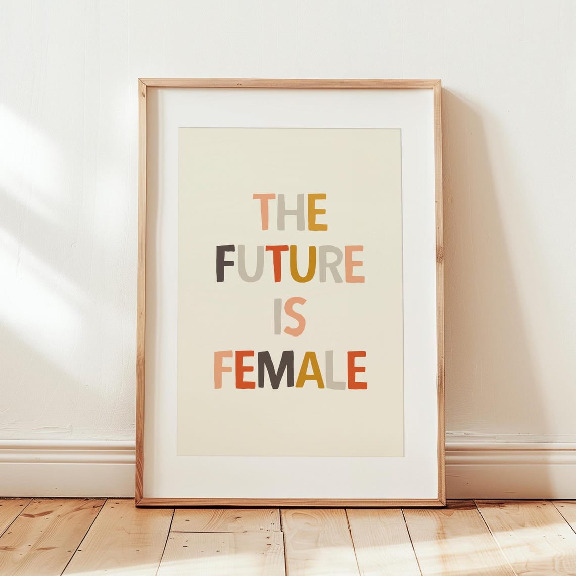 Modroom The Future Is Female Poster, Girls Room Decor, Girl Power ...