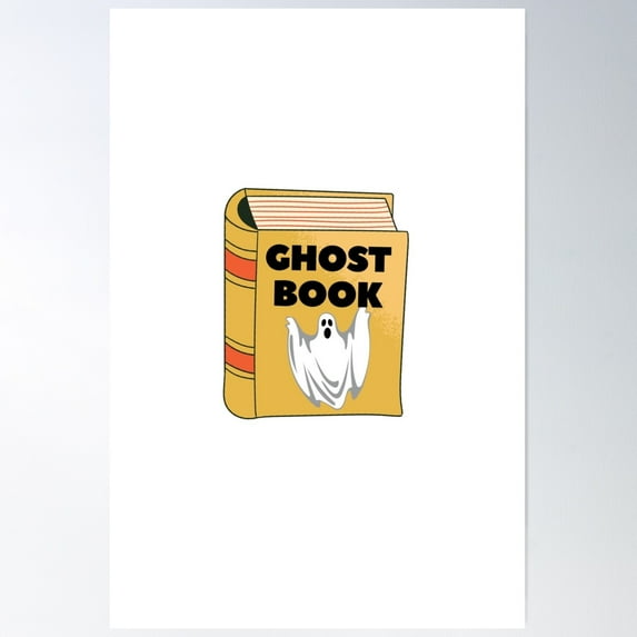 Modroom Ghost Book Poster, Modern Decor, 8x12 UNFRAMED - Walmart.com