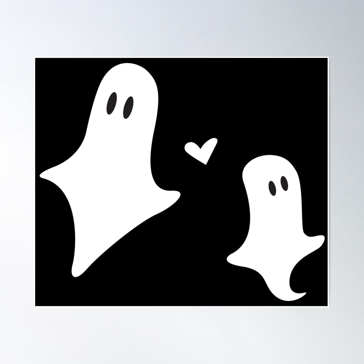 Modroom Ghost Friends Poster, Modern Decor, 12x18 UNFRAMED - Walmart.com