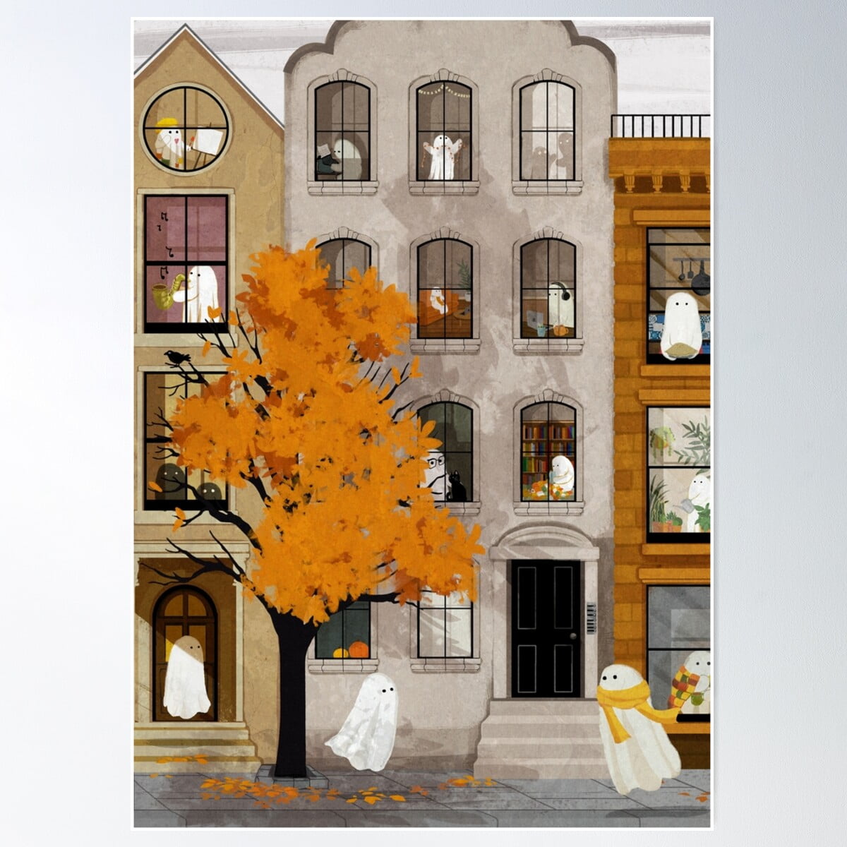 Modroom Ghost Town Poster, Modern Decor, 12x18 UNFRAMED - Walmart.com